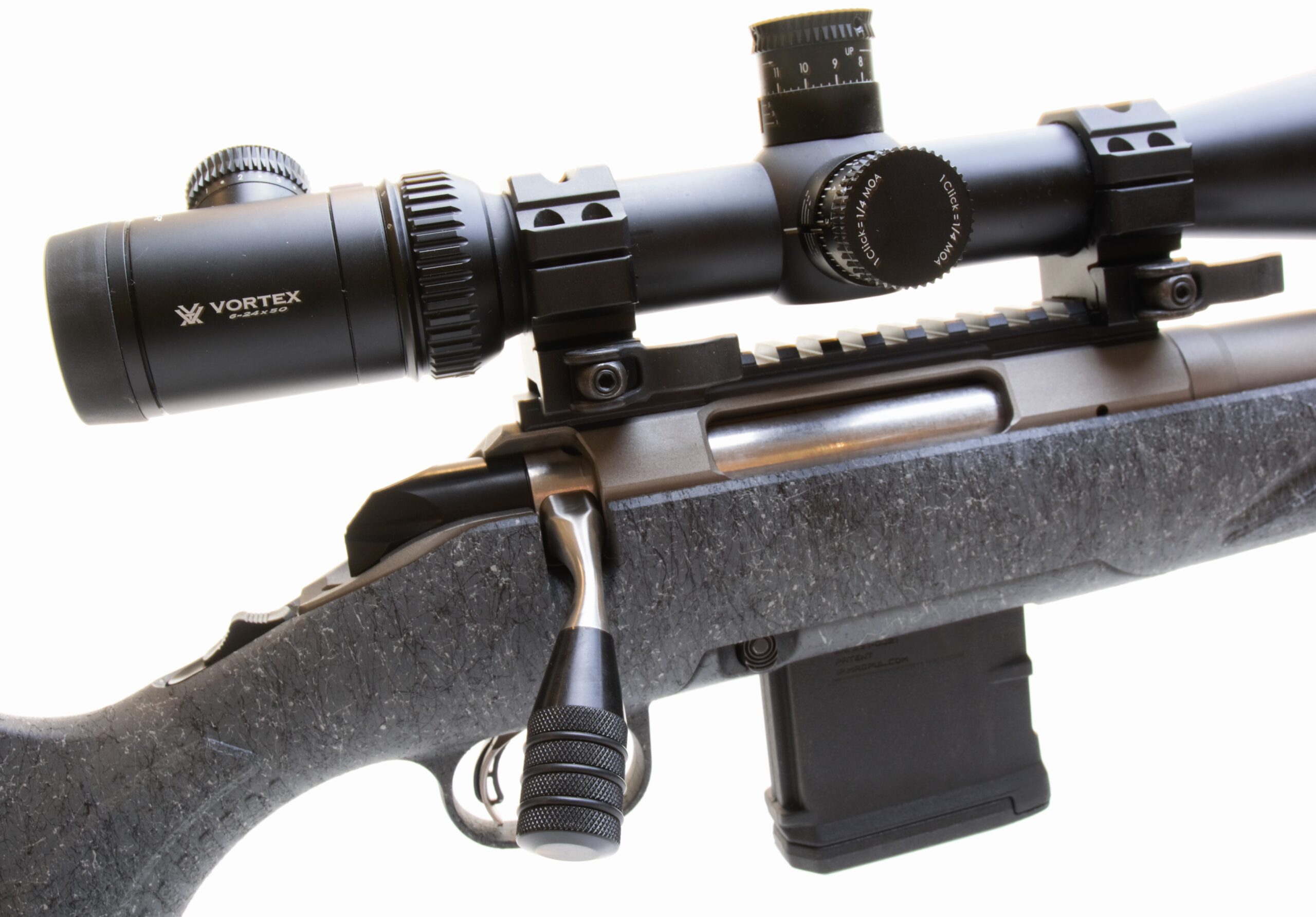 Ruger American Gen 2 Tactical Bolt Handle RH Stainless w/ 1.75" black ...