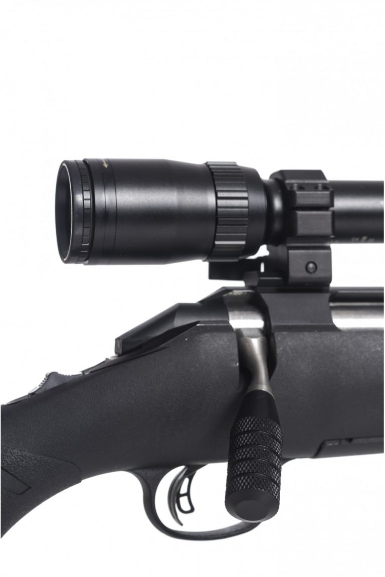 Ruger American 497 Tactical Bolt Handle RH Stainless w/ 2" black ...